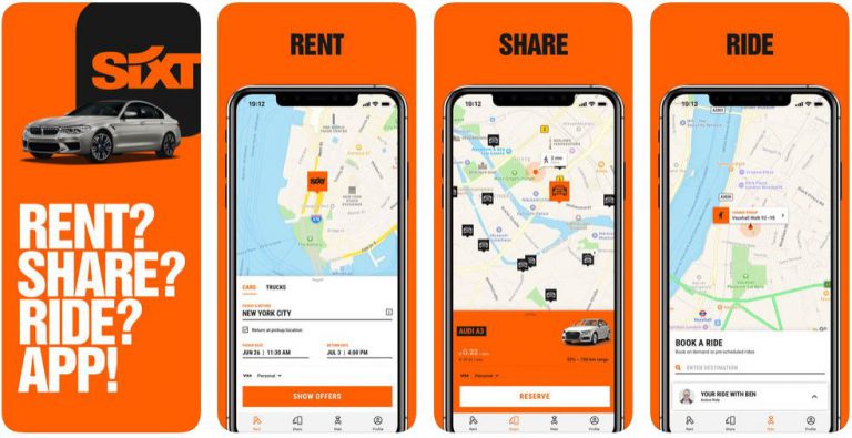 SIXT APP ONE: LA PRIMA PIATTAFORMA DI MOBILITA' INTEGRATA